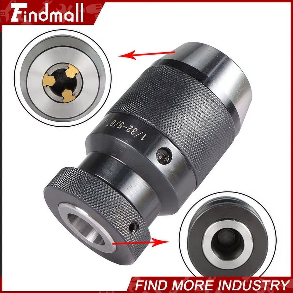 Drill Chuck 3Jt 1/8" - 5/8" Hd Ball Bearing Keyless Jt3 Cnc Tools ...