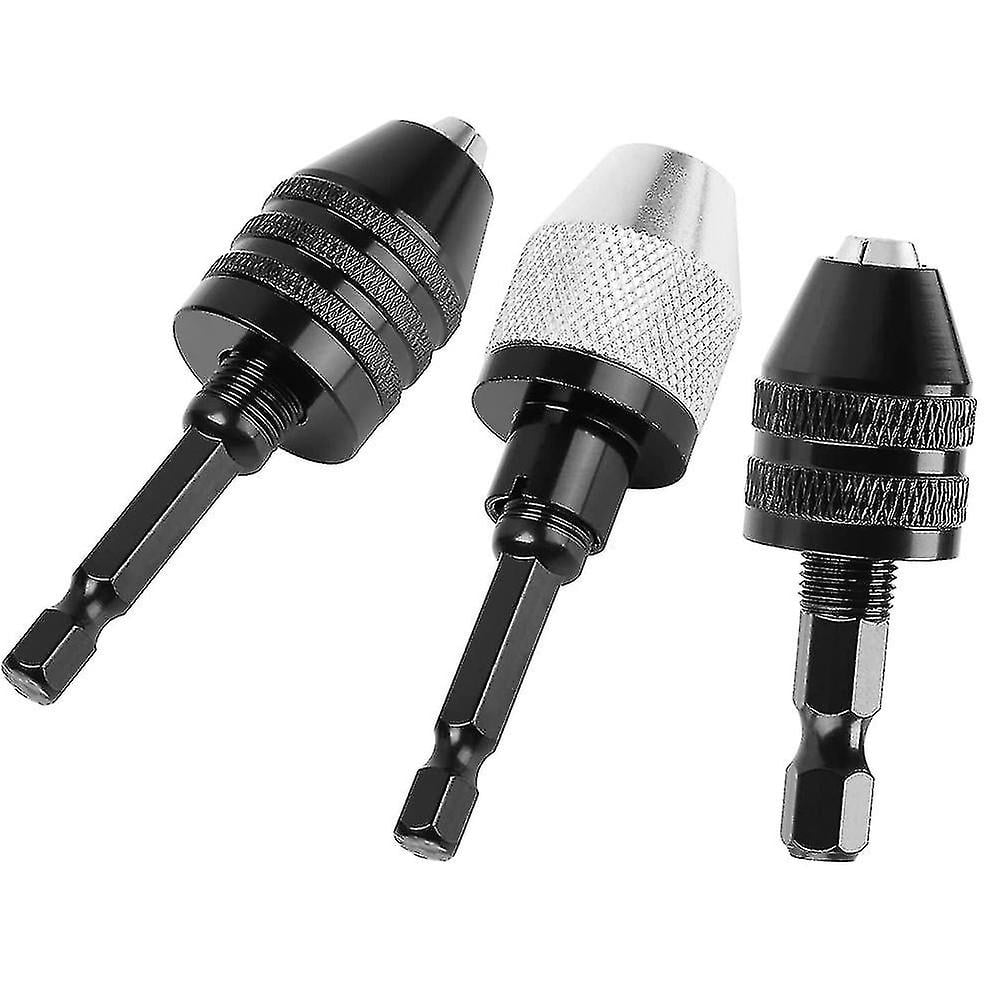 Drill Chuck Adapter for Impact Driver, Keyless Chuck Quick Change ...