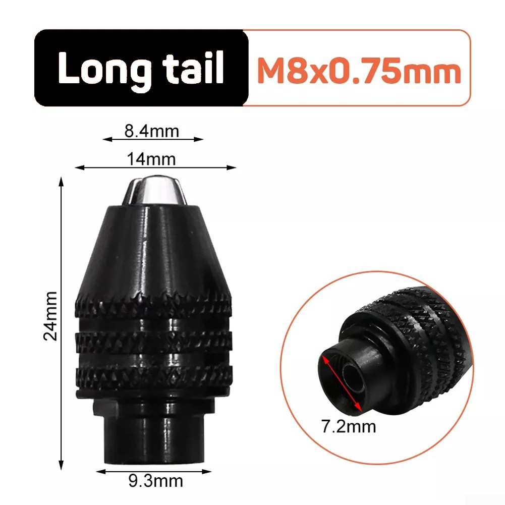 Drill Chuck Keyless Electric Mini Chuck Fixture Hex Shank Drill Bits ...