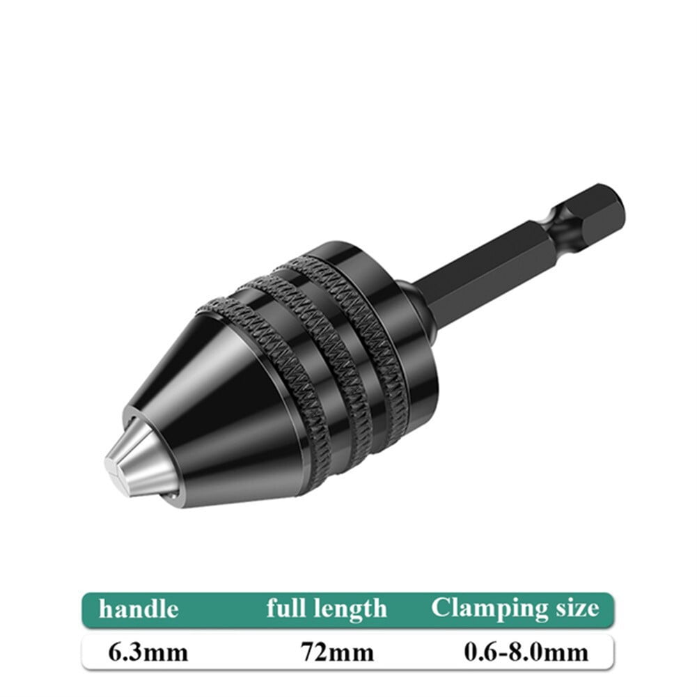 Drill Chuck Keyless Screwdriver-Impact Driver Adaptor Electric-Micro ...