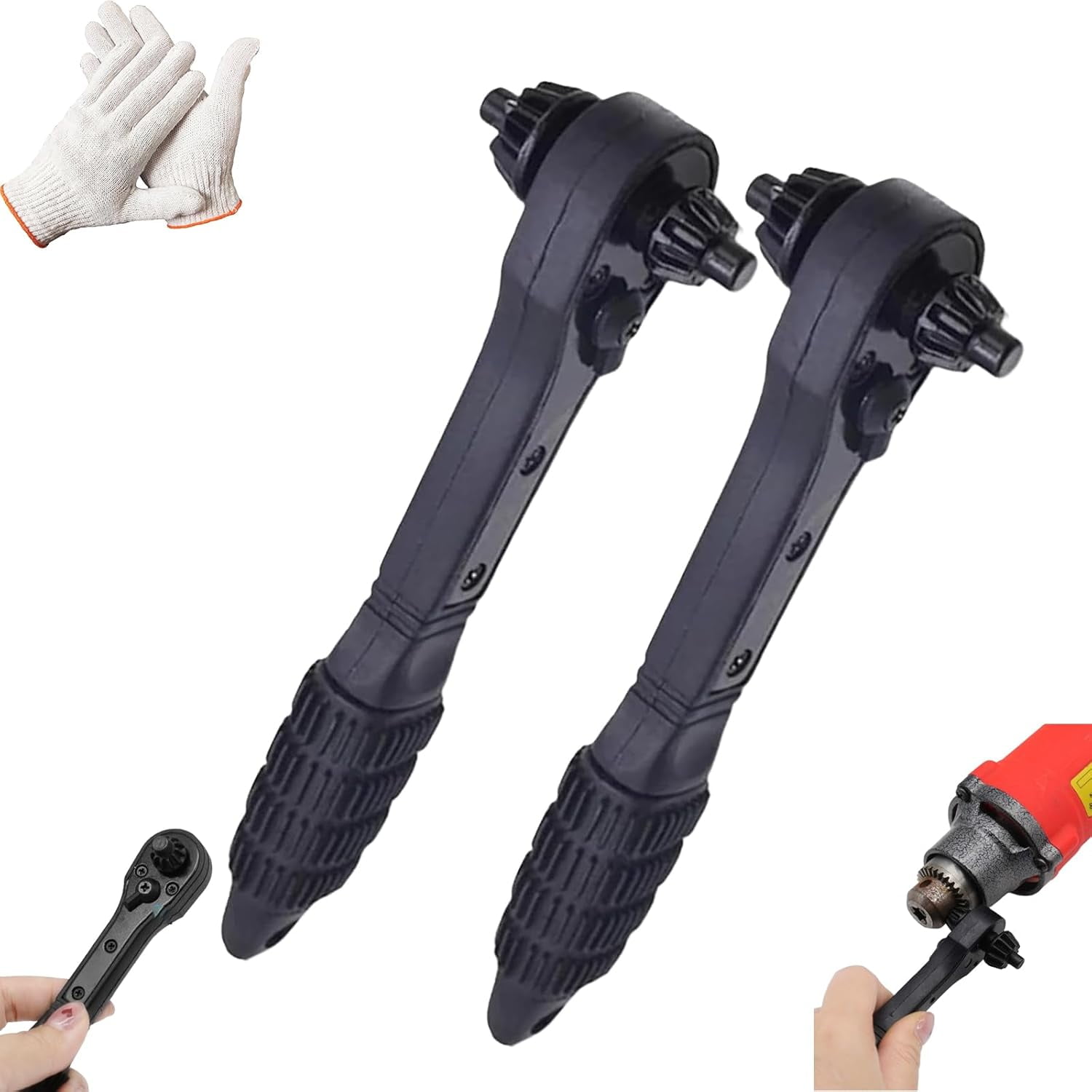 Drill Chuck Ratchet, Drill Chuck Ratchet Spanner, 2 in 1 Drill Chuck ...