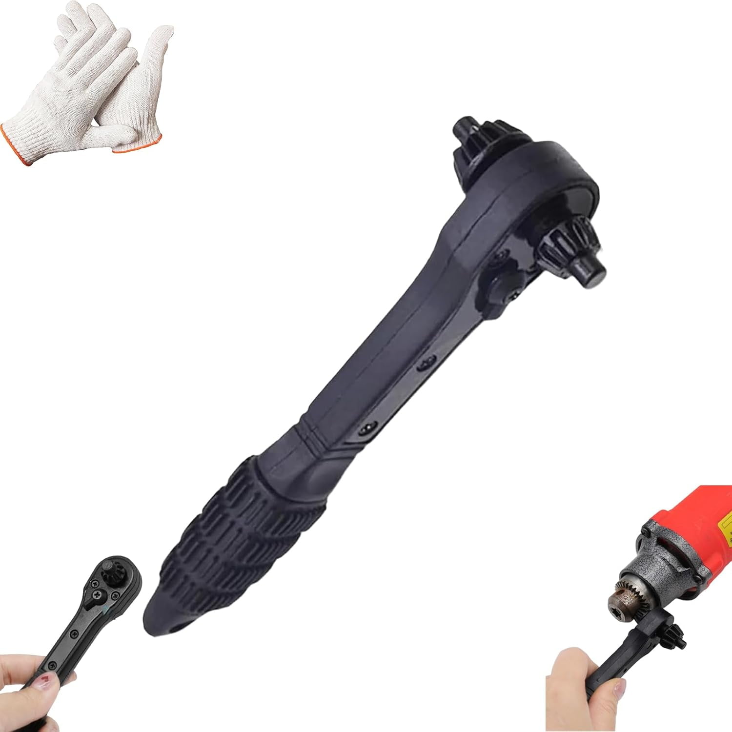 Drill Chuck Ratchet, Drill Chuck Ratchet Spanner, 2 in 1 Drill Chuck ...