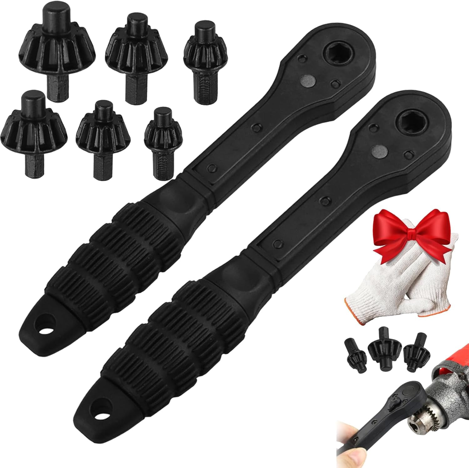 Drill Chuck Ratchet, Ratcheting Drill Chuck Key, Double-Ended ...