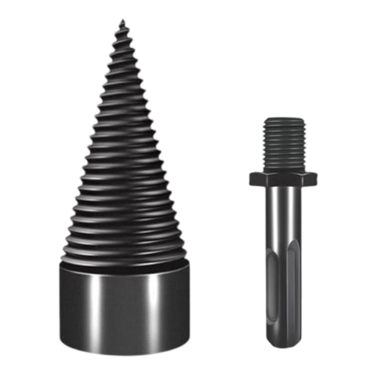 Drill Cone Wood Splitter 42Mm, Screw Cone Shank, Wood Splitter Drill ...