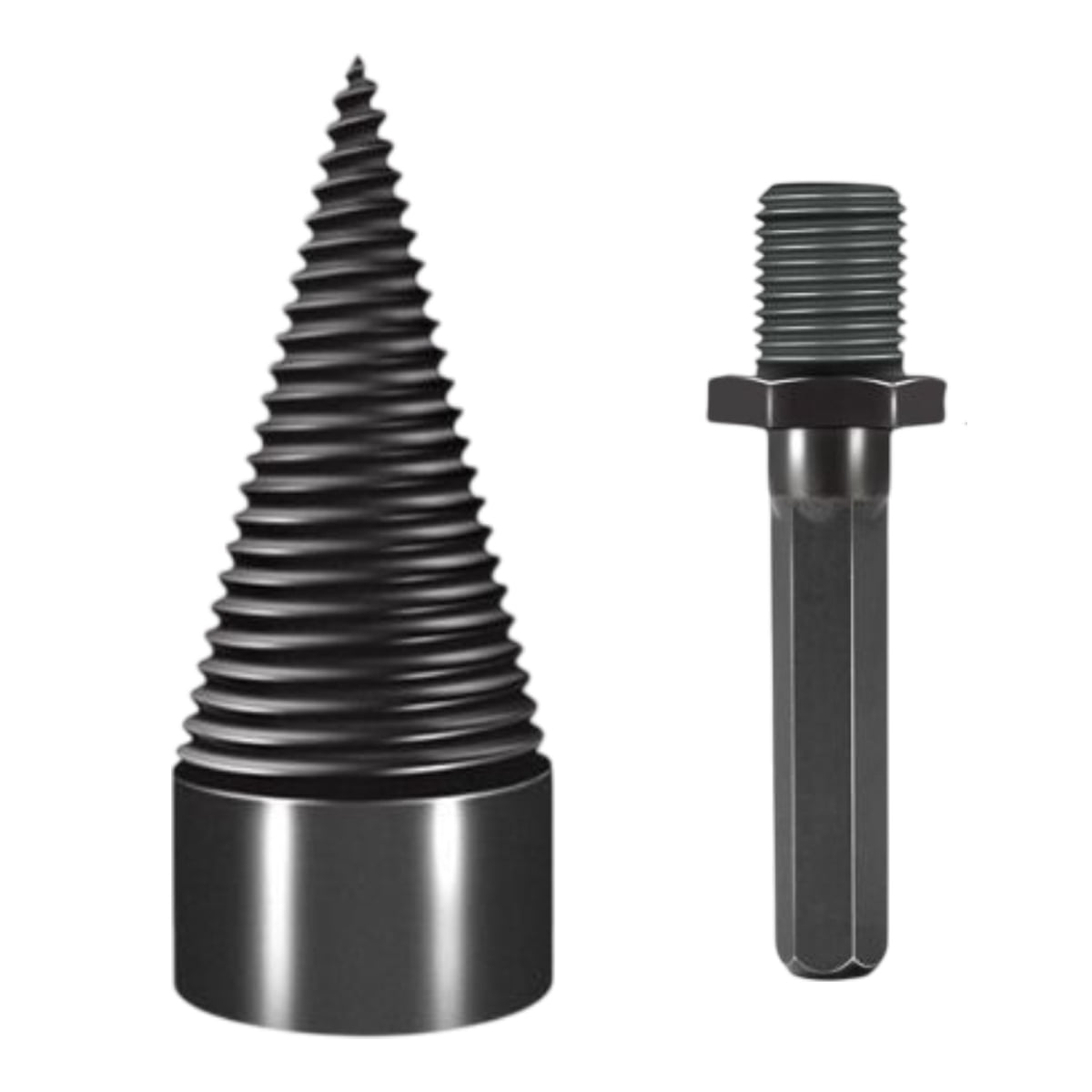 Drill Cone Wood Splitter 50Mm, Screw Cone Shank, Wood Splitter Drill ...