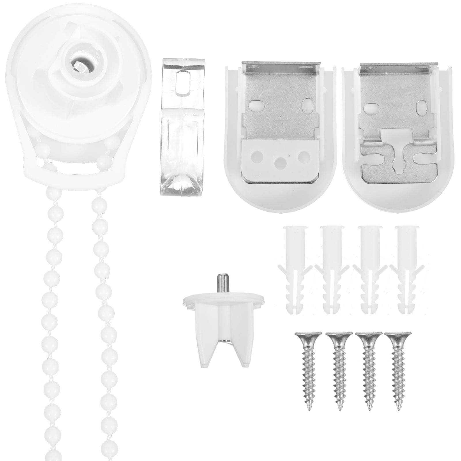 Drill Curtain Chain Fixing Kit Roller Blind Shade Bracket - Walmart.com