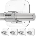 No Drill Curtain Rods for Windows – Renter Friendly, Self-Adhesive ...