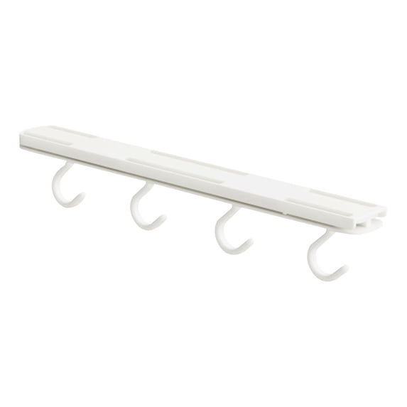 Drill Free Hook Rack Wall Mounted 4 Hook Storage Hanger Adhesive Hooks ...
