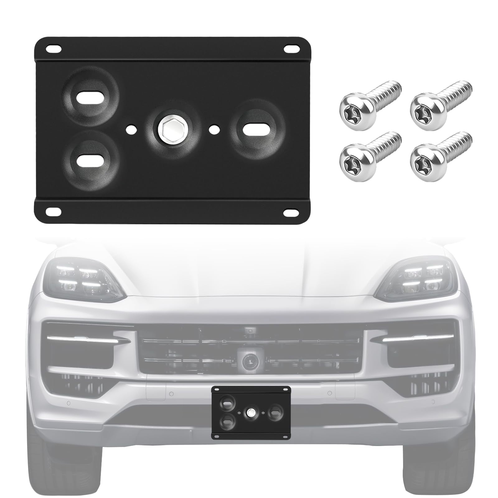 Porsche Turbo License Plate And Holder