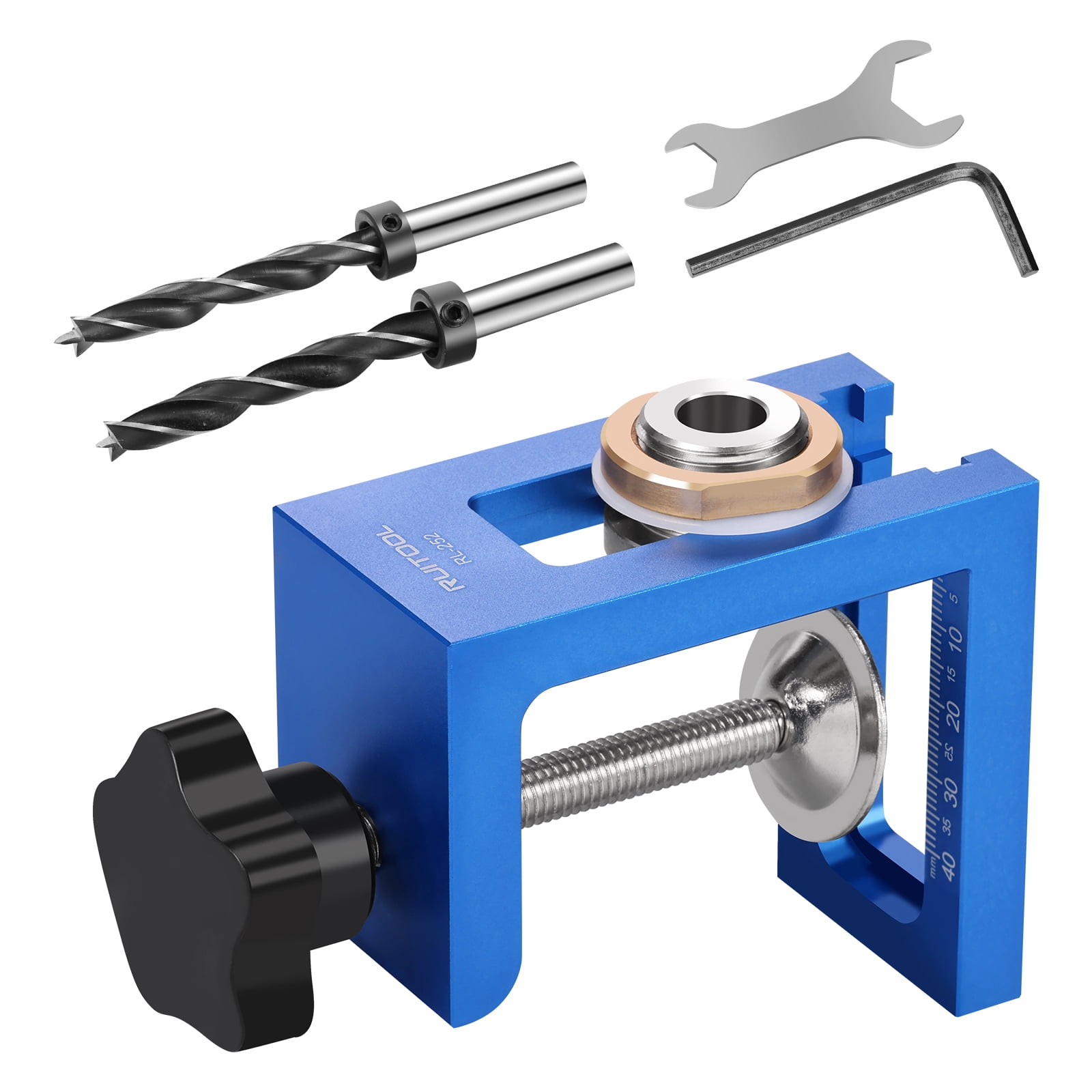 Drill Guide Locator with Wrench and Bit Aluminum Alloy Punch Locator ...