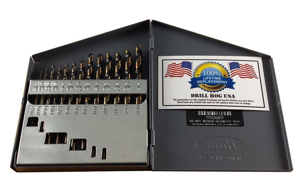 Drill Hog® 13 Pc Hi-Molybdenum M7 Drill Bit Set 1/16"-1/4" - Walmart.com