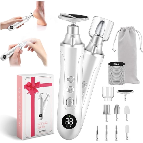 Drill Kit, Cordless Manicure Pedicure Kit with Memory Modes, 15 Speed ...