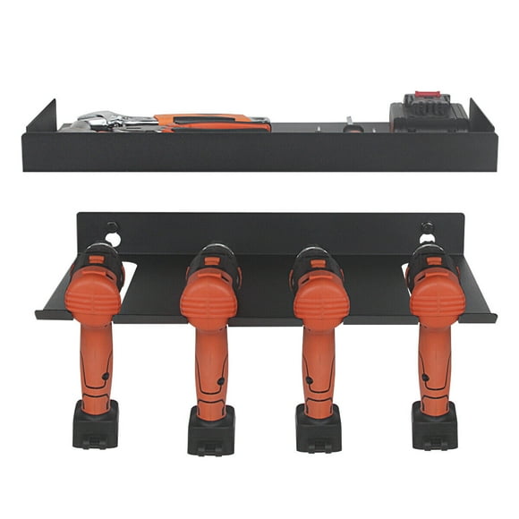 Cordless Drill Storage Racks for Garage Workshop Organization