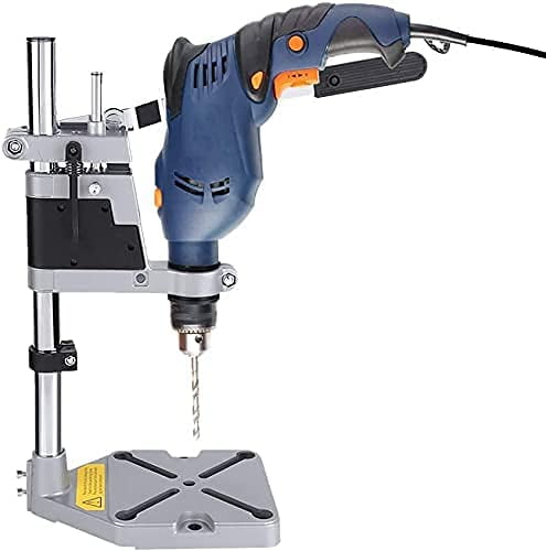 Drill Press Stand, Universal Adjustable Aluminum Bench Clamp Desktop ...