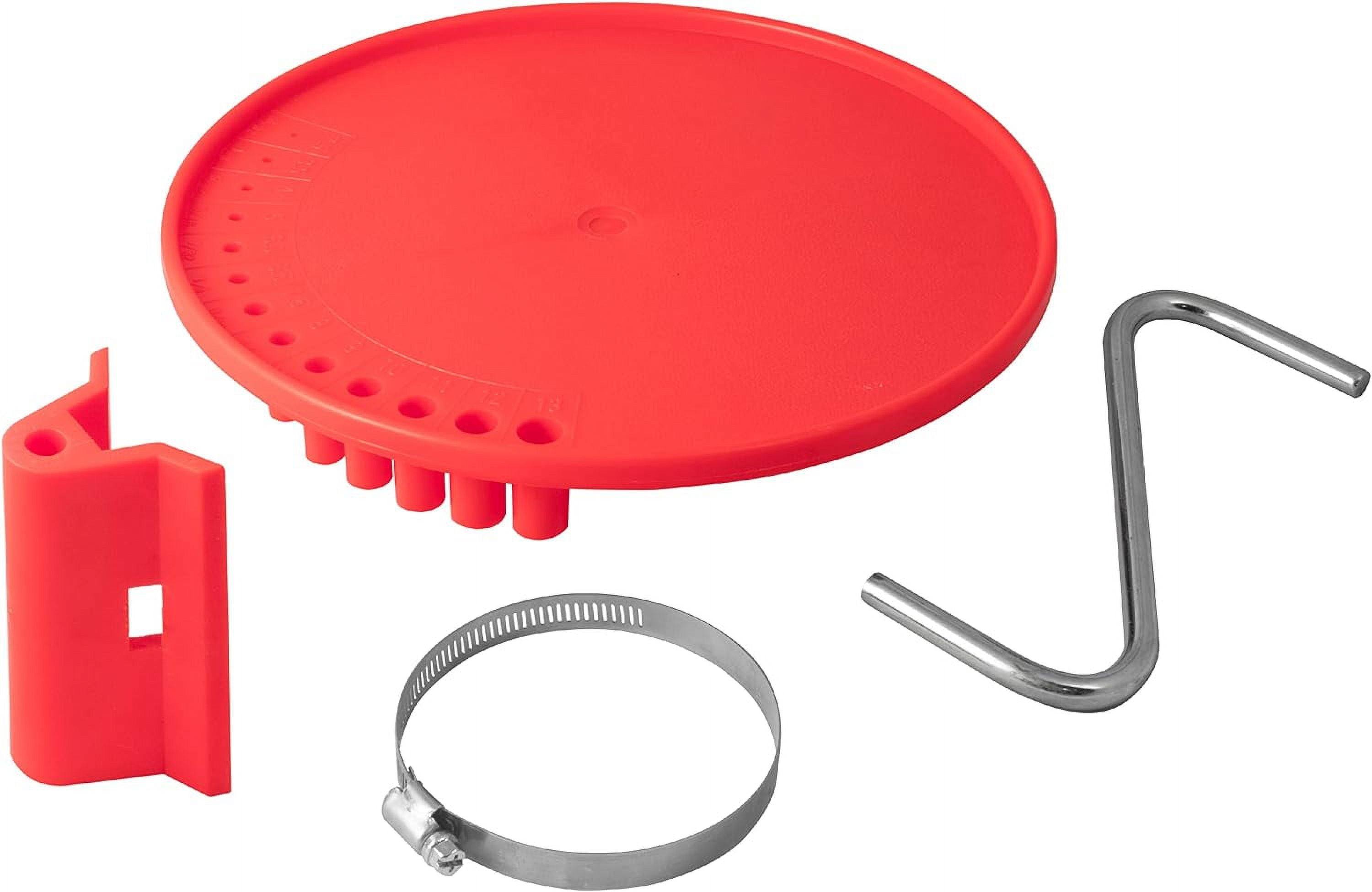 Drill Press Tool Tray with 11 inch Diameter 360 Degree Rotating Tray ...