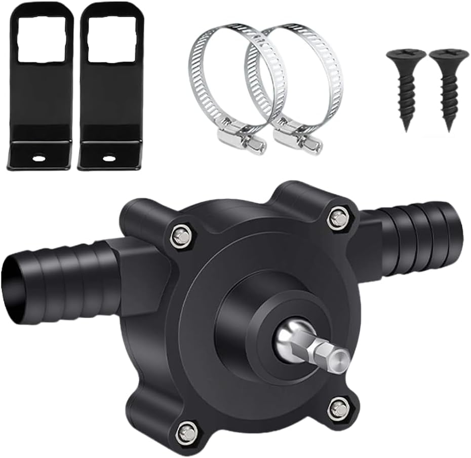Drill Pump for Water Transfer, Self-Priming Electric Drill Powered Pump ...