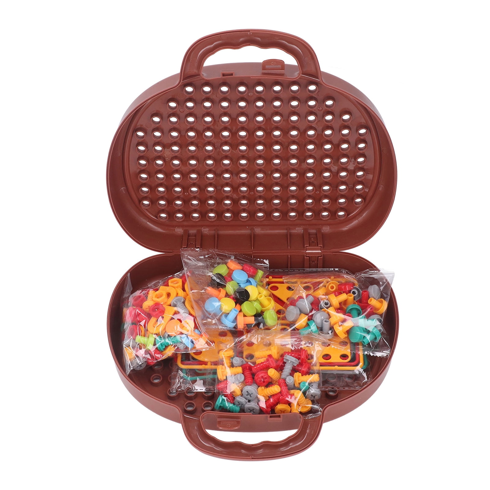 Drill Puzzle Set Steam Learning Toys with Electric Drill Screw Tool DIY Construction Engineering ...