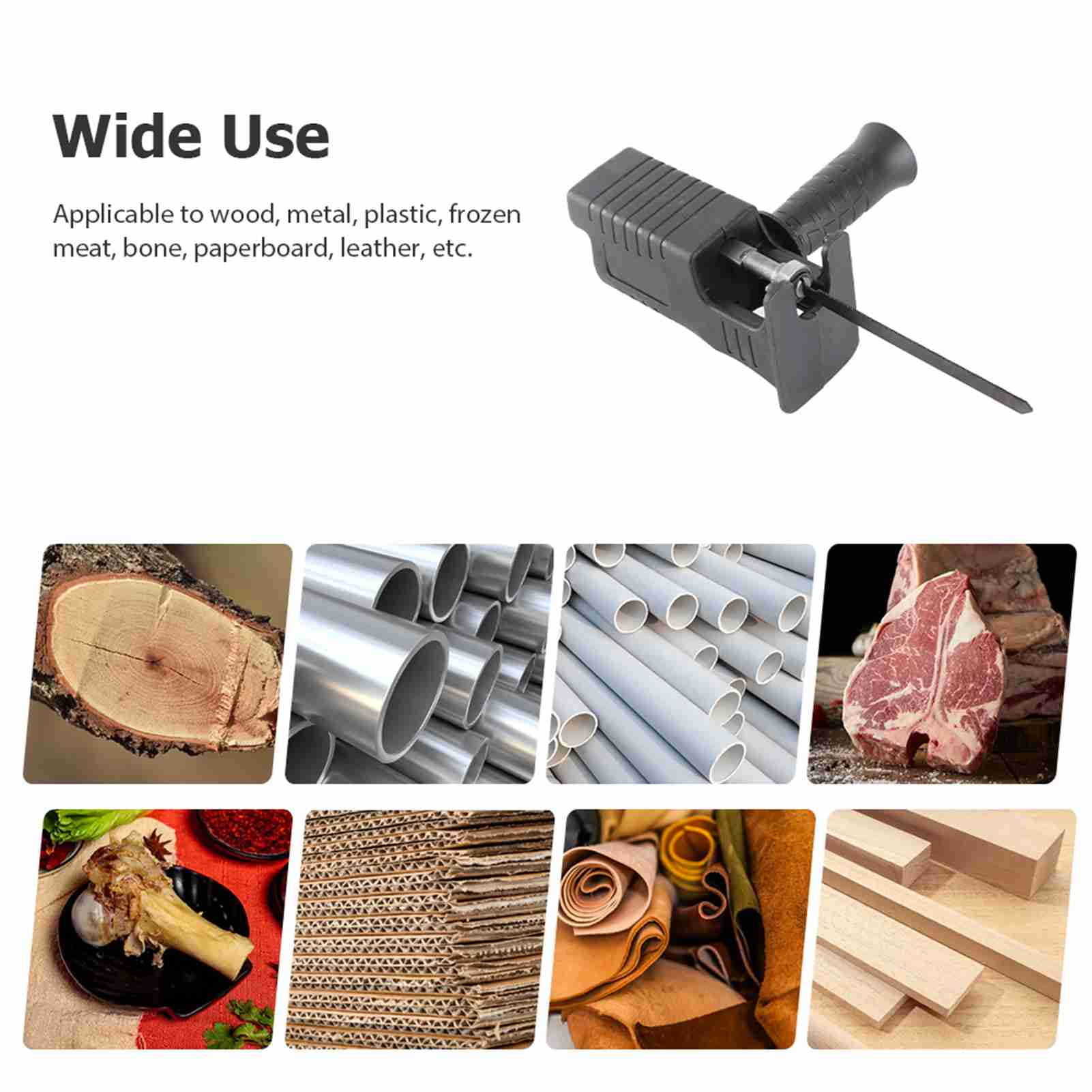 Drill Reciprocating Saw Adapter Woodworking Hand Saw Drill Jig Saw ...