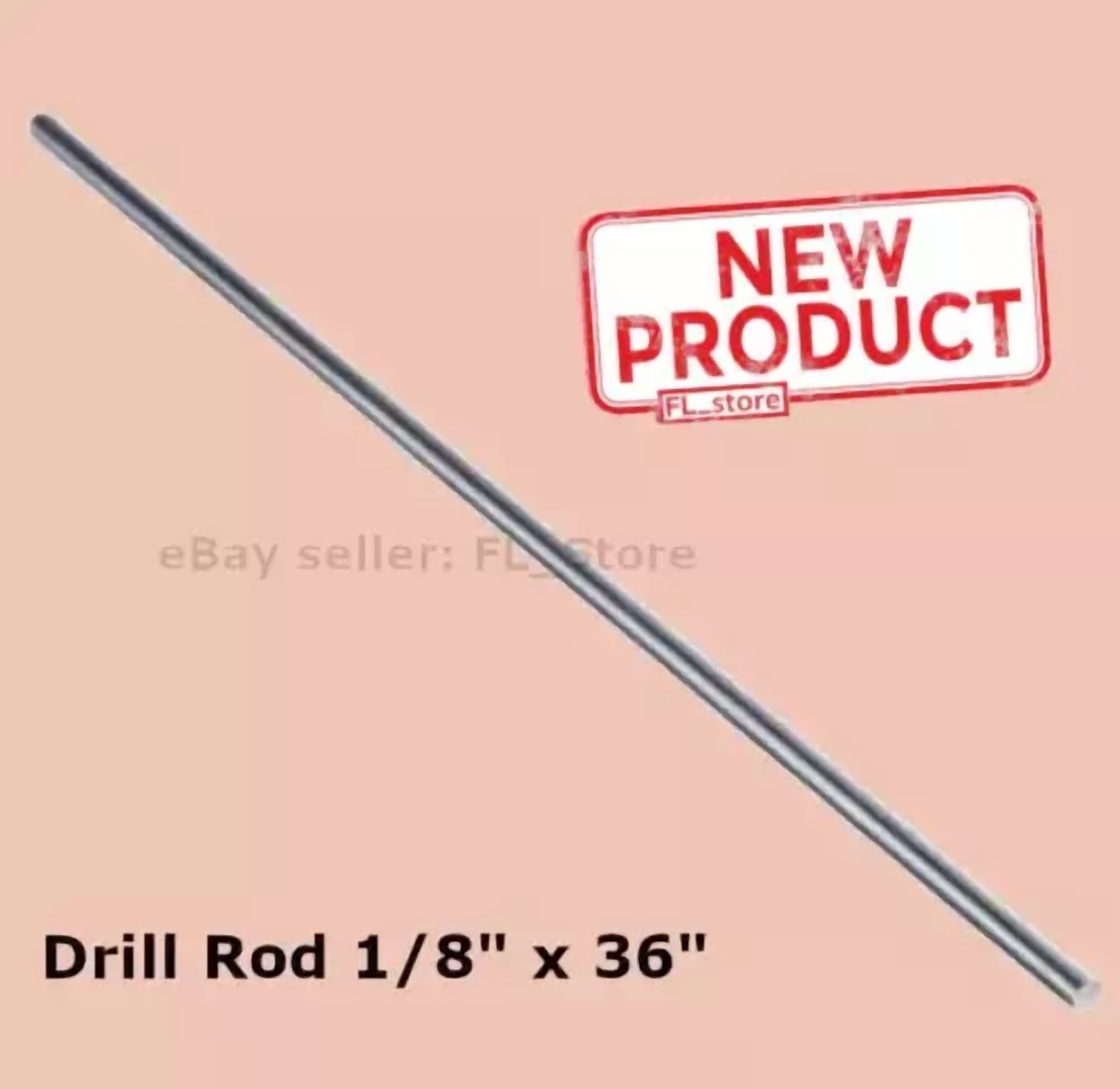 Drill Rod 1/8" X 36" Long Oil Hard Steel Grade O1 Decimal Equivalent ...
