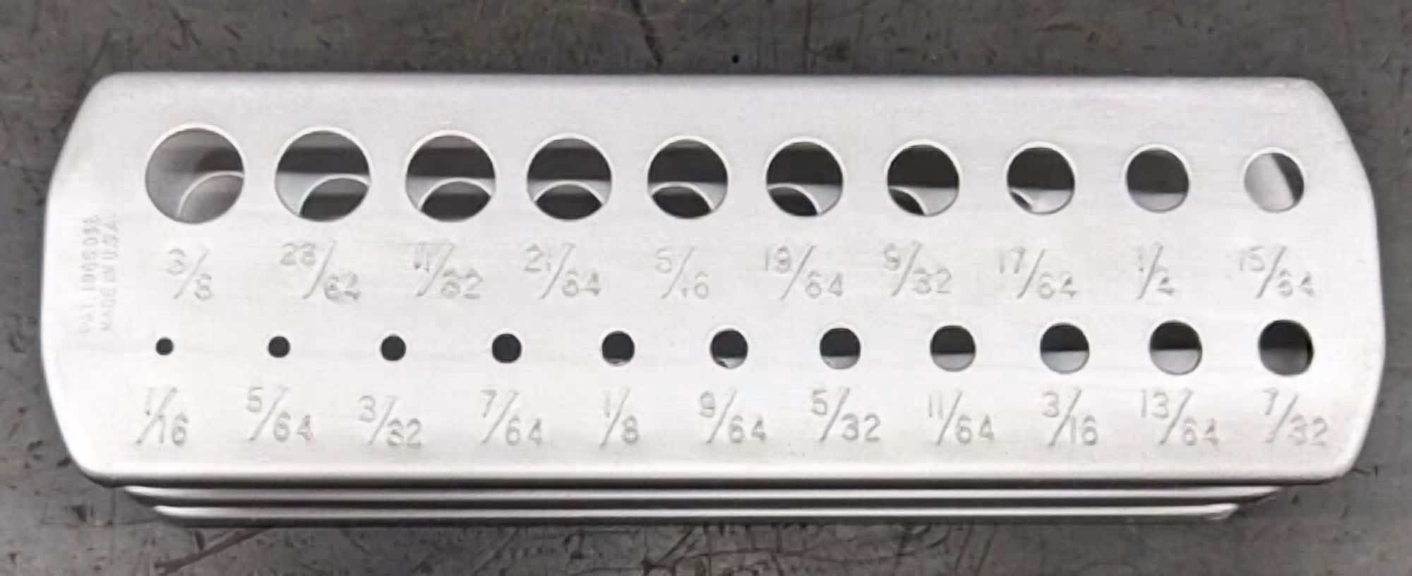 Drill Stand Holder Fractional Drills 1/16" To 3/8" New Usa - Walmart.com