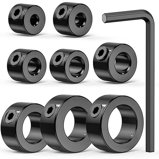 NEW Drill Stop Bit Collar Set, 9PCS Adjustable Depth Limit Ring with ...