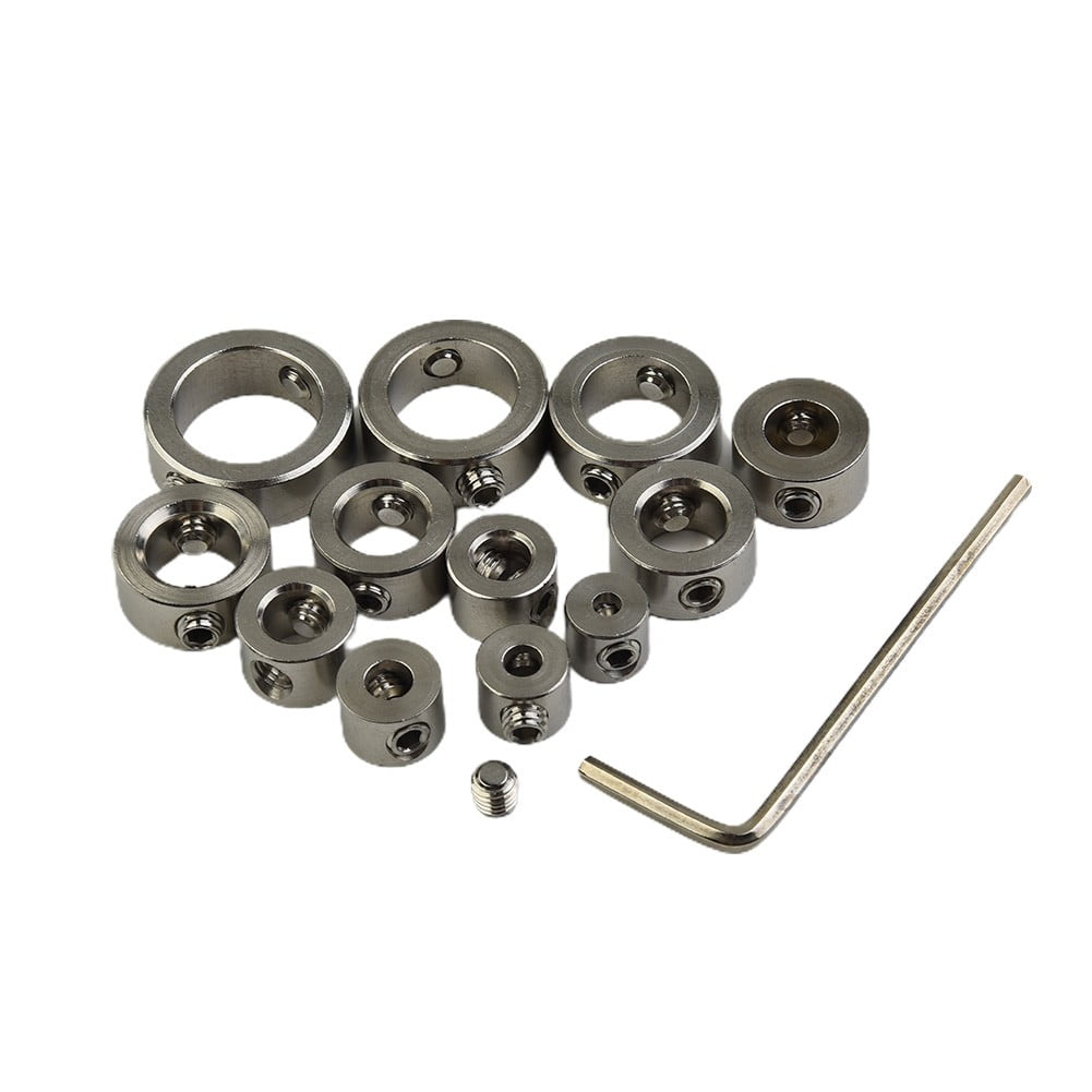Drill Stop Collar Set - 3Mm-16Mm Drilling Bit Depth Stopper Ring ...