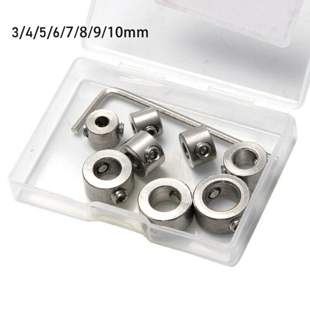Drill Stop Collar Set for Drilling - 3mm to 16mm Depth Stopper Rings ...
