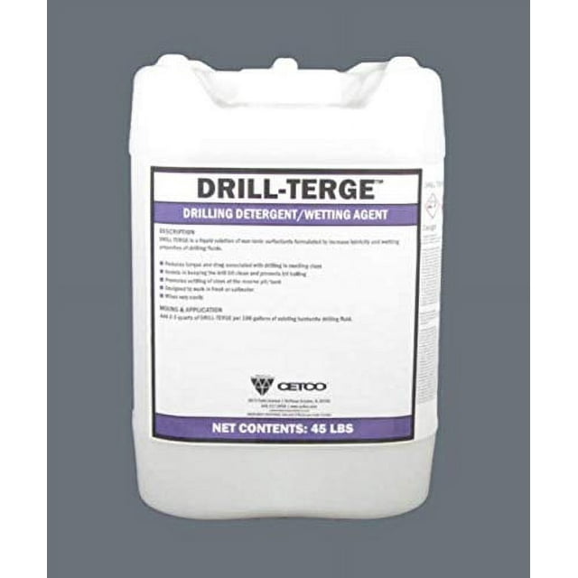 Drill-TERGE Drilling Detergent/Wetting Agent for Horizontal Directional ...