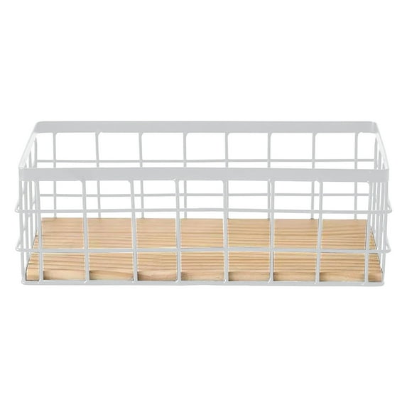 No Drill Wall Basket Yannianjz No Drilling Wall Hanging Mounted Metal ...