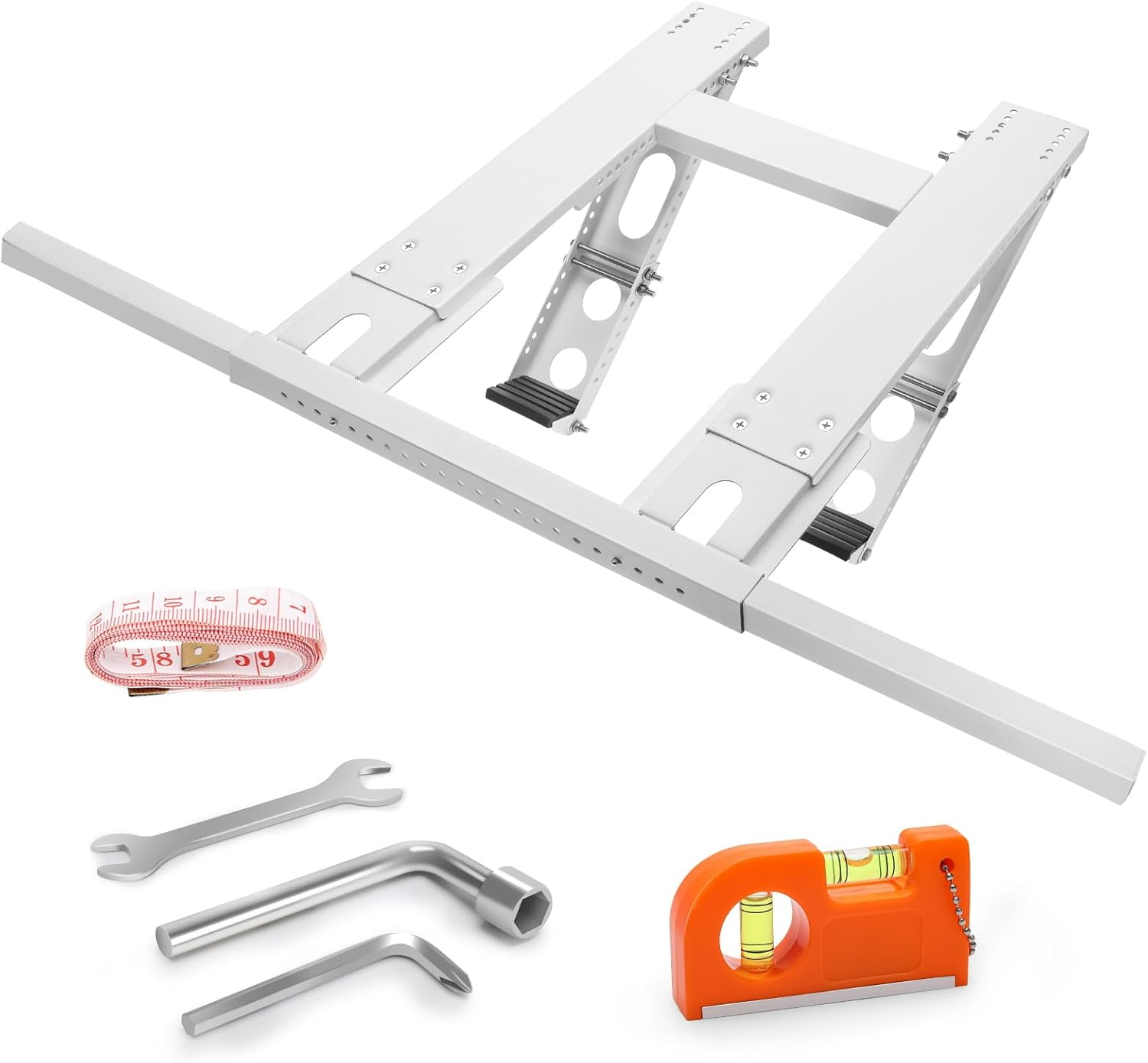 No Drill Window Air Conditioner Support Bracket, Double Pole Window AC ...