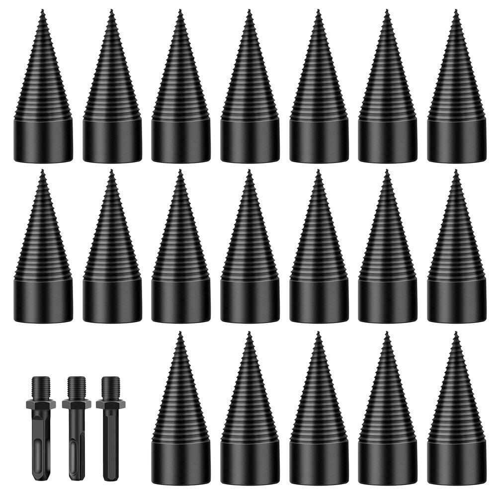 Drill Wood Bit Firewood Splitter Splitter Bit Log Splitting Cone Cone ...