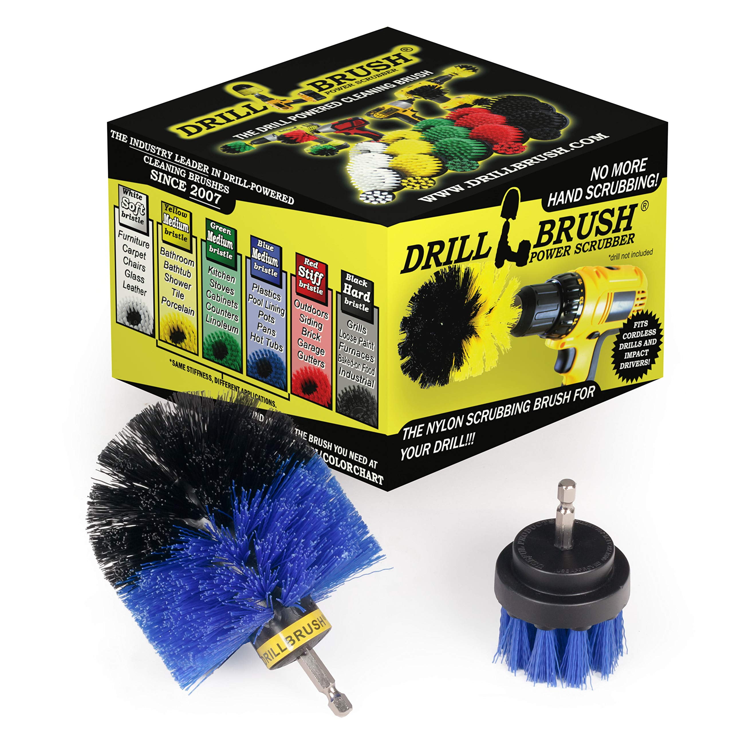 Drillbrush Boat Cleaning Kit – Hull Scrubber, Barnacle Brush & Pool ...