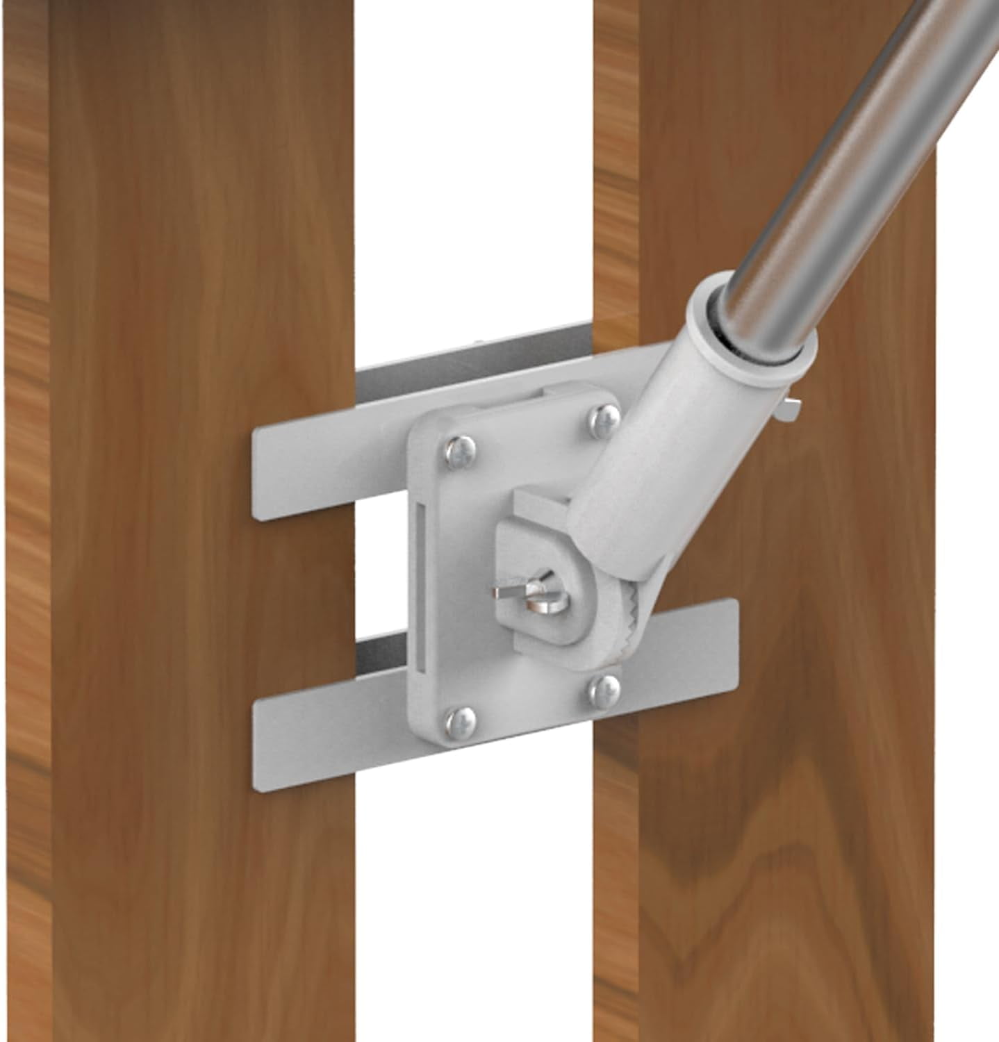 No Drilling Flagpole Holder for Balcony Railing/Deck Railing, Flag Pole ...