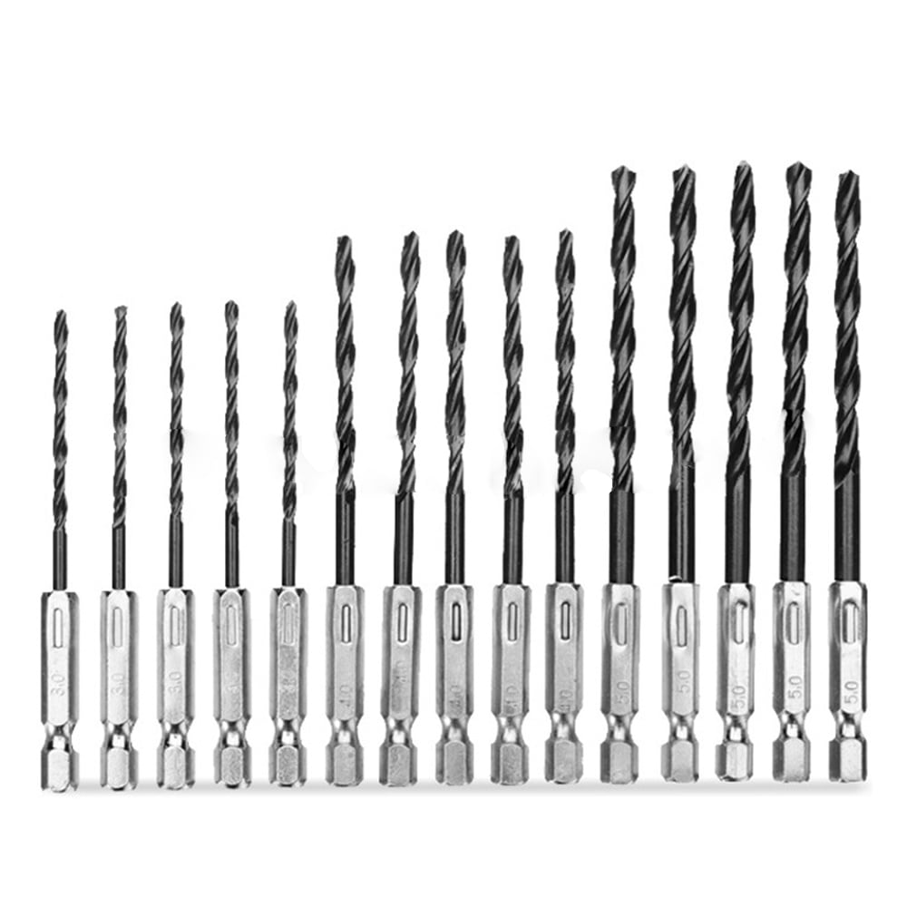 Drilling bit kit,Speed Steel Shank Drill 15pcs Hss Drill 15pcs Steel ...