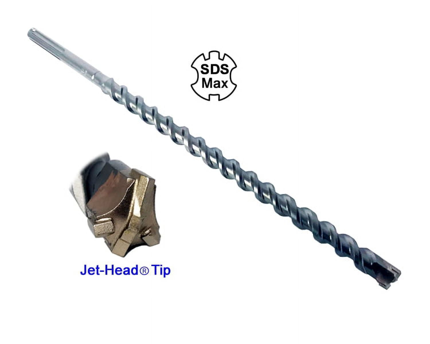 Driltec Jet Head SDS MAX Bit 3/4 inch Drill Bits Set - Walmart.com