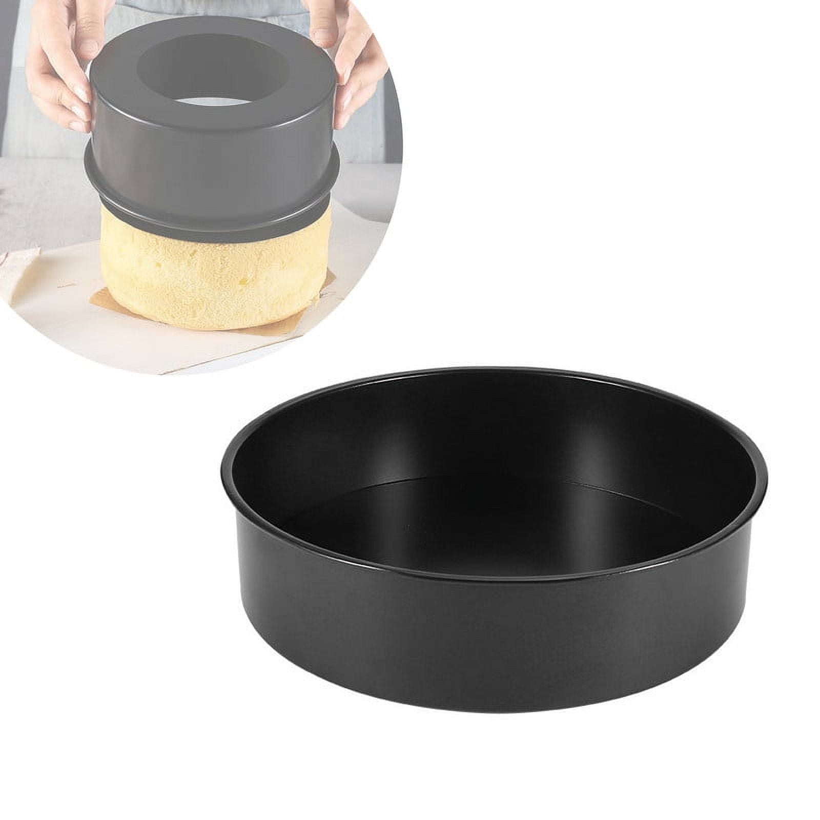 Drimzate Cake Pan 4 inch Round Baking Tin Stainless Steel Core Leak ...