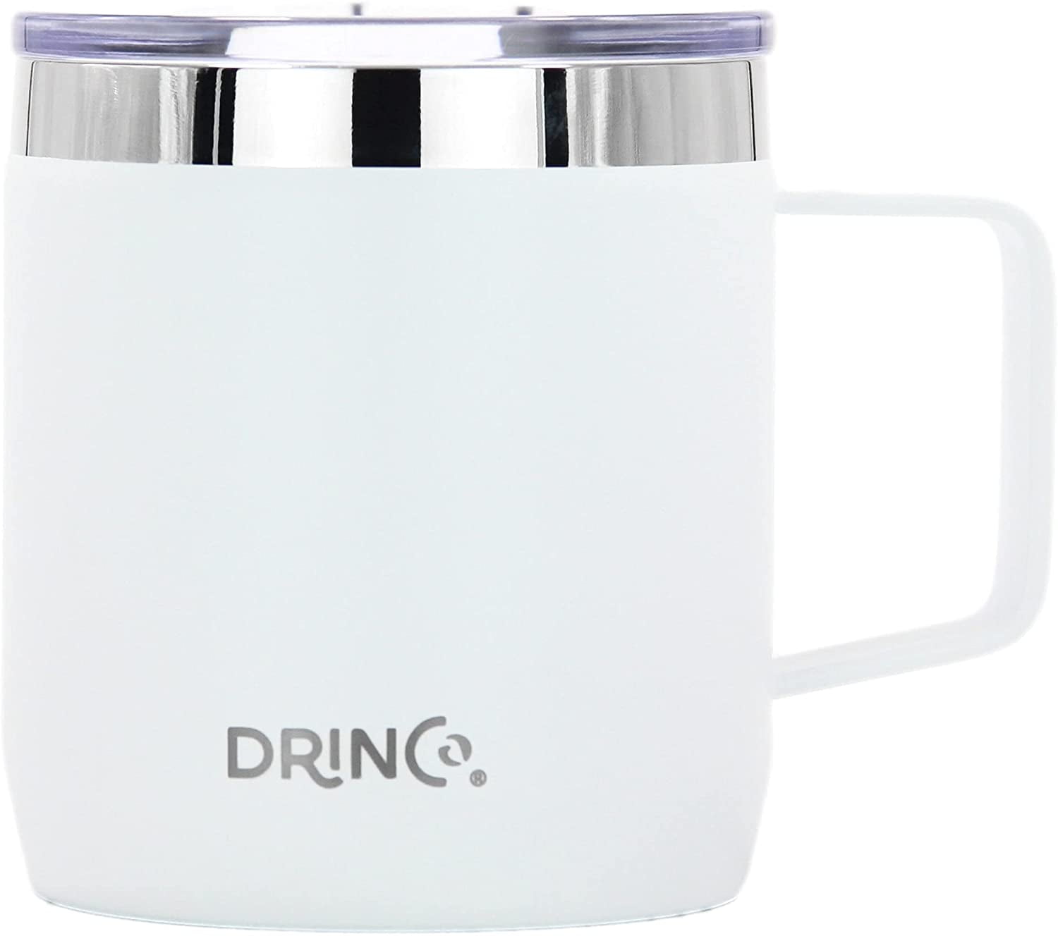 Drinco 14-Ounce Double-Wall Vacuum-Sealed Stainless Steel Coffee Mug ...