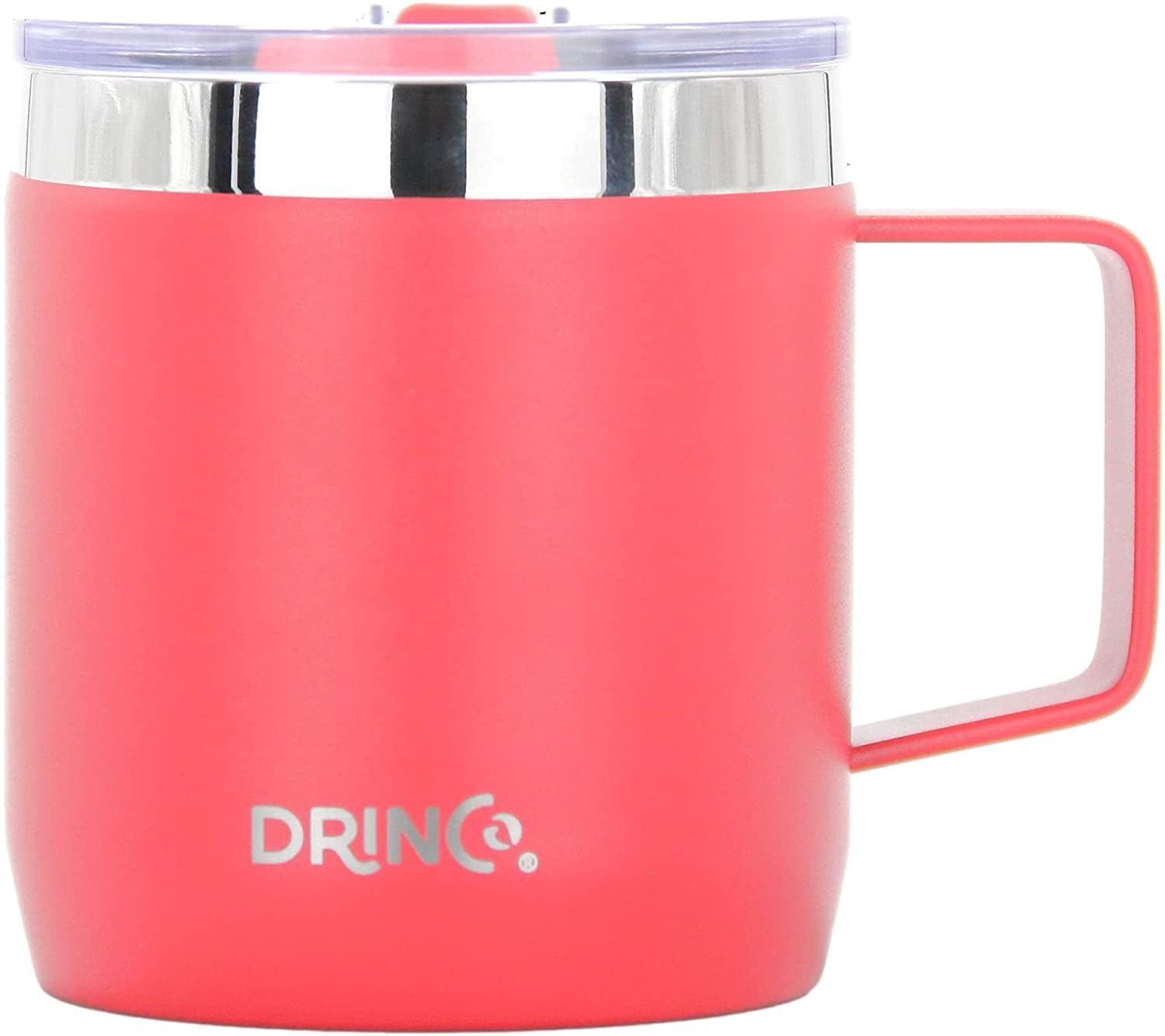 Drinco 14-Ounce Double-Wall Vacuum-Sealed Stainless Steel Coffee Mug ...
