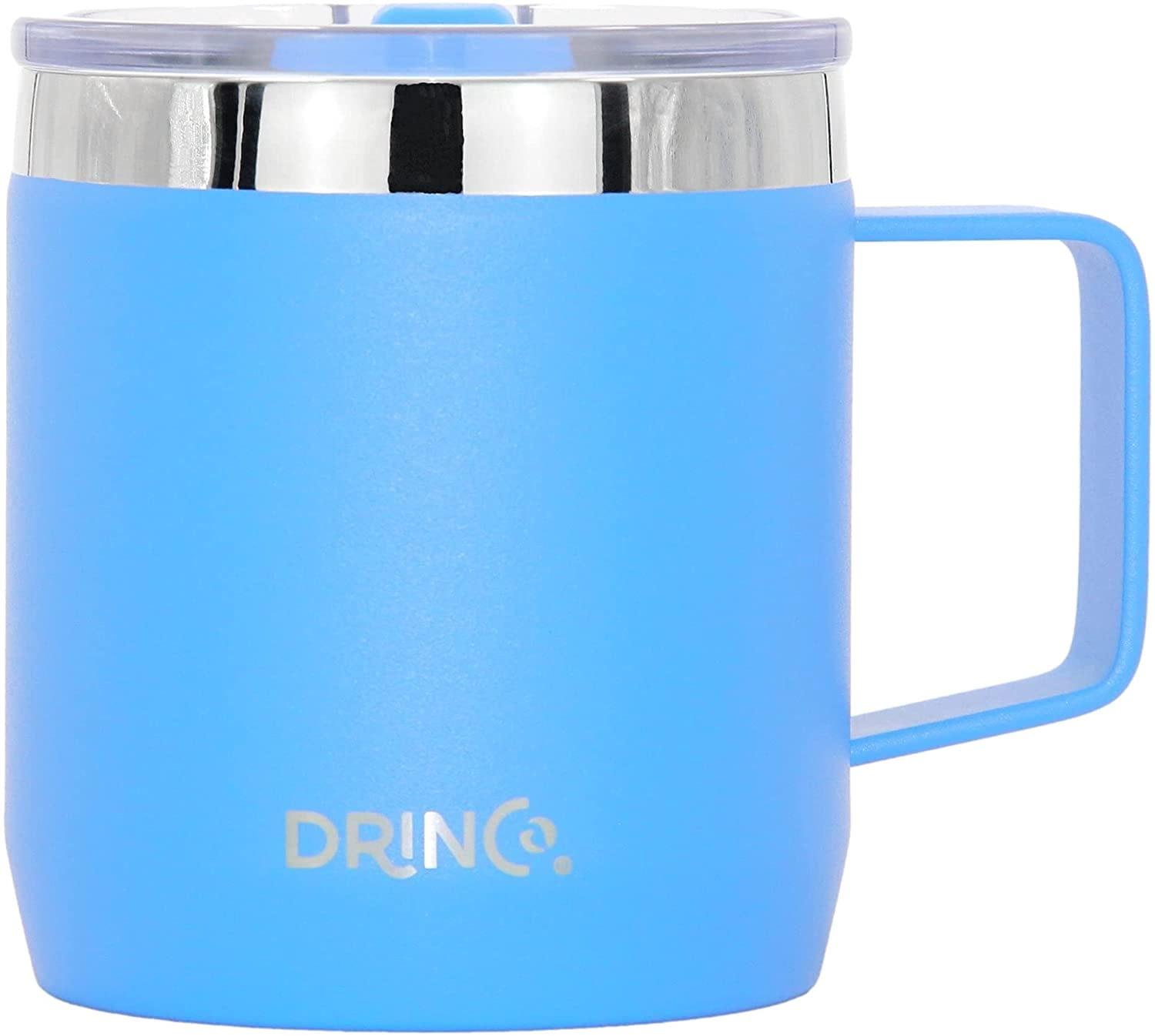 Drinco 14-Ounce Double-Wall Vacuum-Sealed Stainless Steel Coffee Mug ...