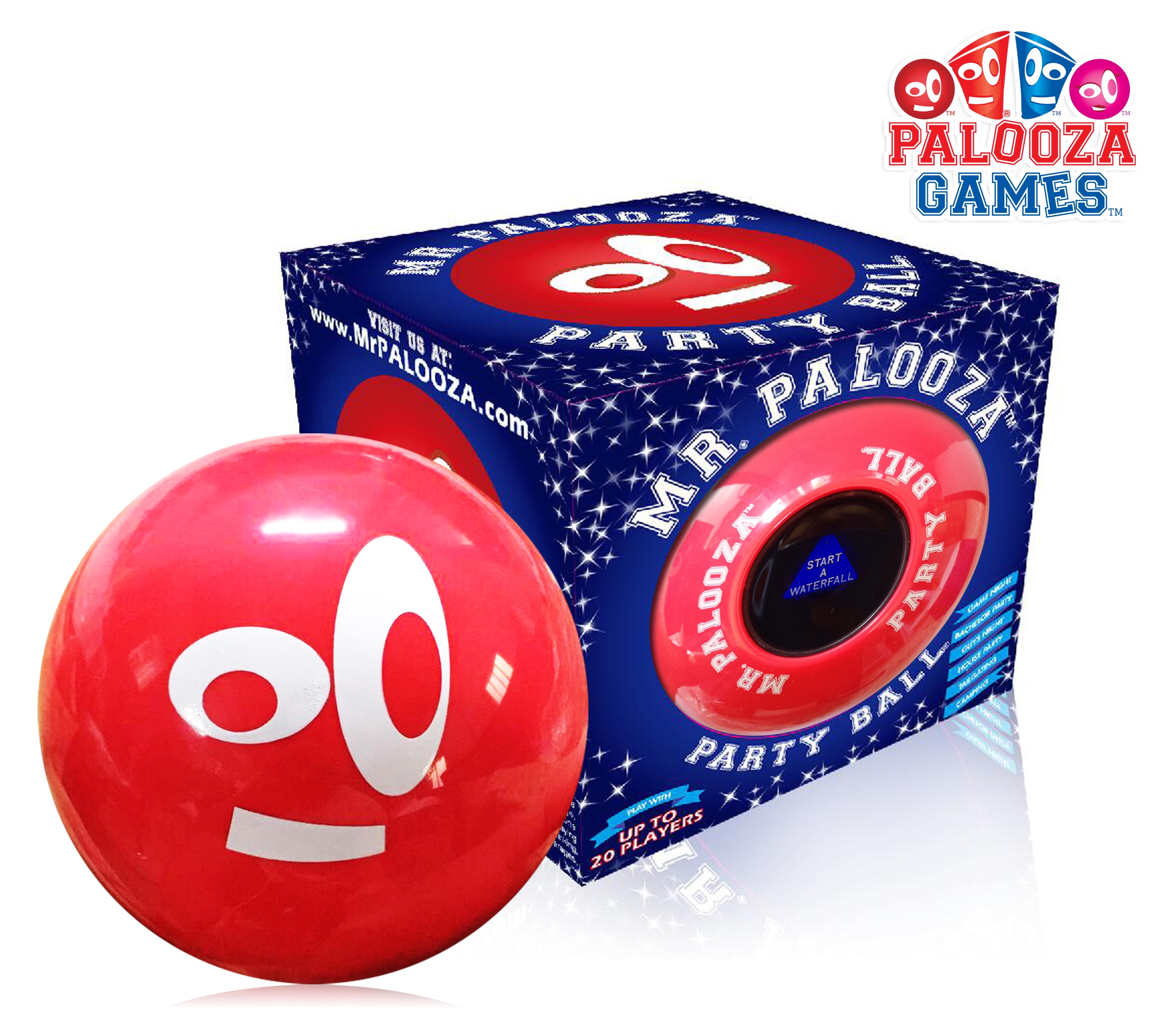 Drink-A-Palooza Mr & Mrs PALOOZA BALLS™ Handheld Fun Drinking Games 20 ...