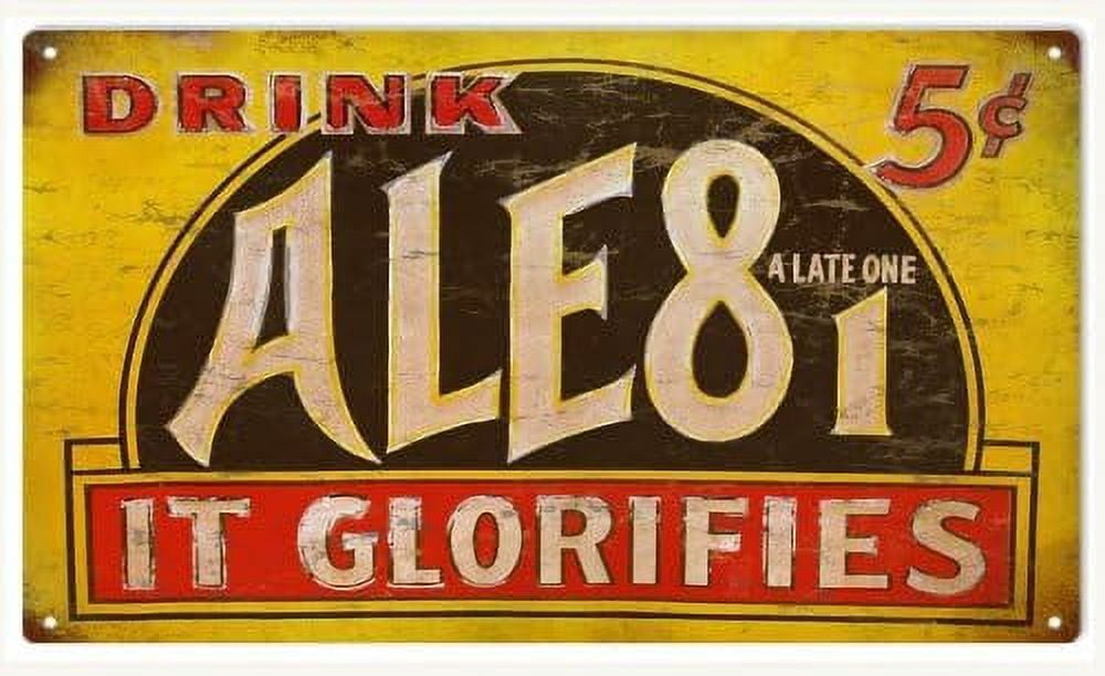 Drink Ale 8 5 Cent Bar Or Restaurant Reproduction Sign - Walmart.com