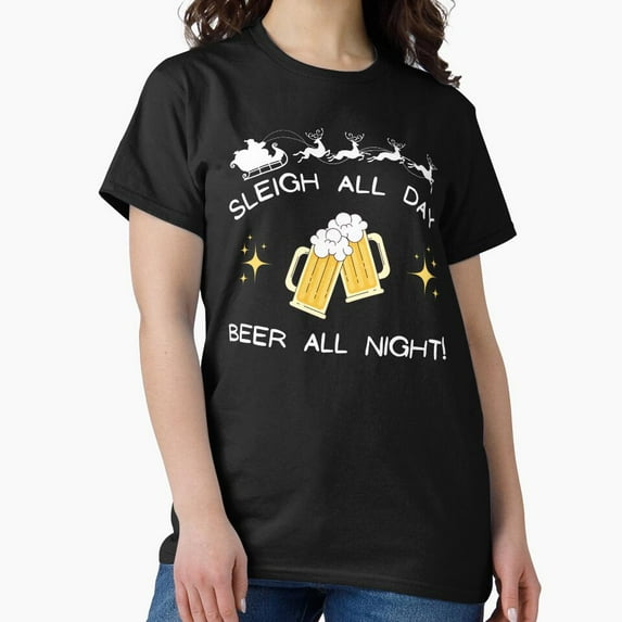 Drink Beer All Night Funny Christmas Holiday - Stocking Stuffer G1180 ...