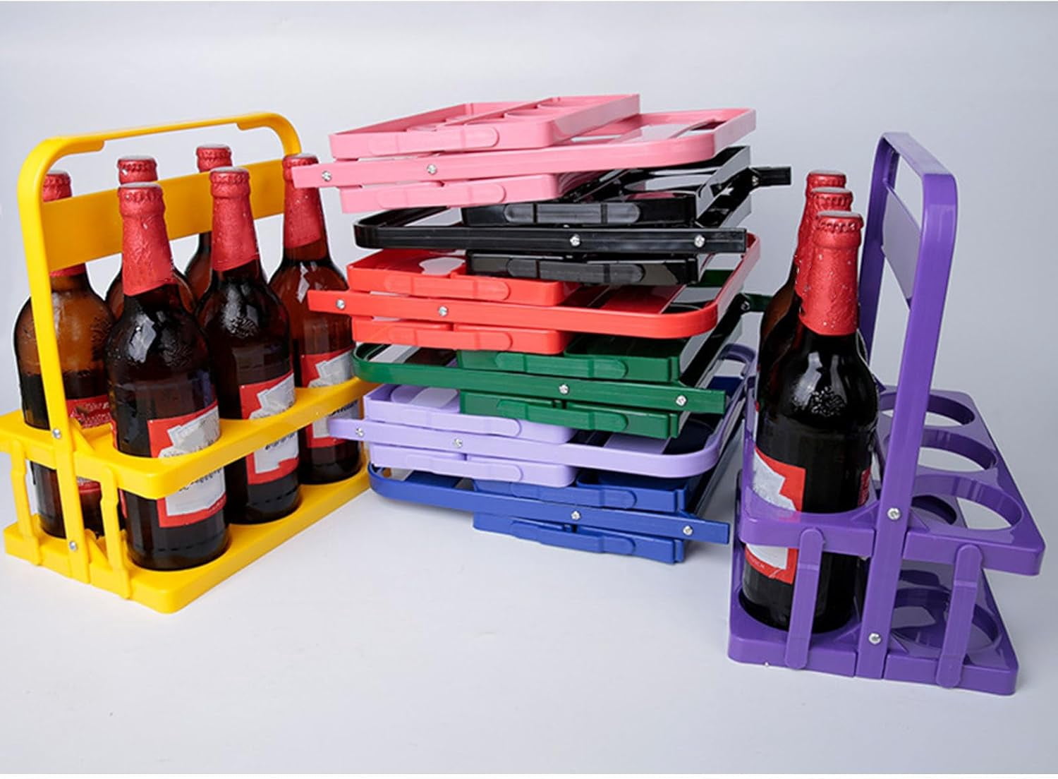Drink Carrier For Delivery, Collapsible Drink Carrier With Handle ...