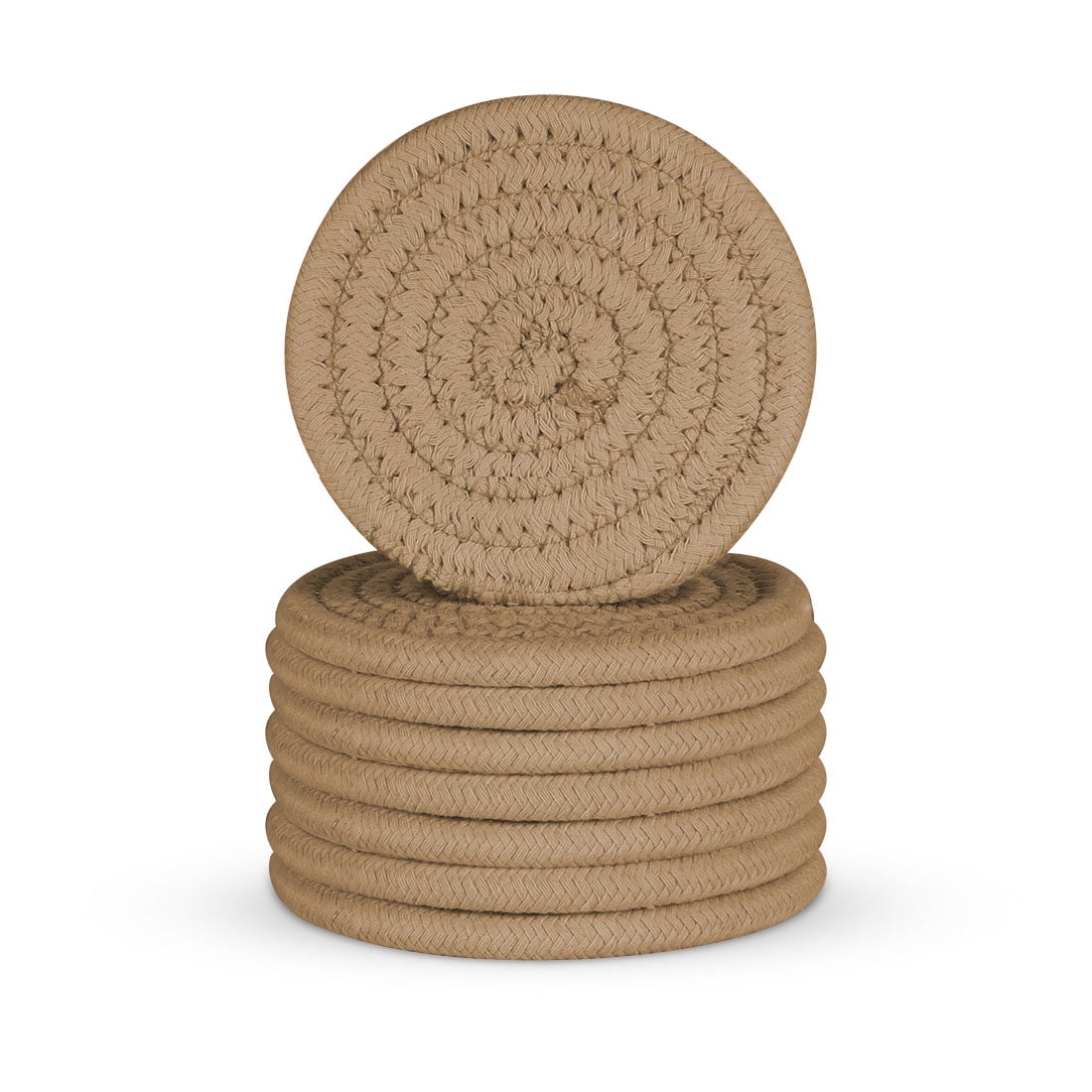 Drink Coasters,Handmade Braided Drink Coaster, for Drinks Coffee Tea ...