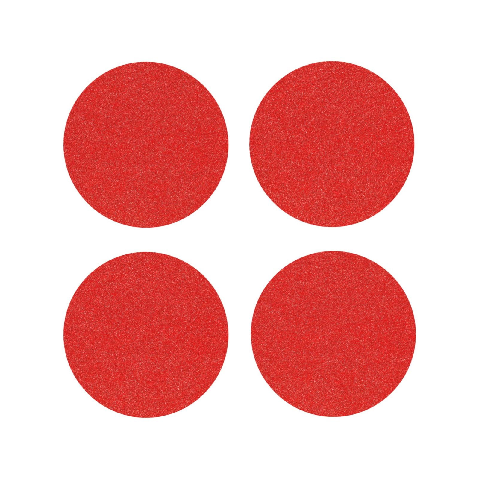 Drink Coasters Set of 4, Red Glitter (2) Leather Coasters for Coffee ...