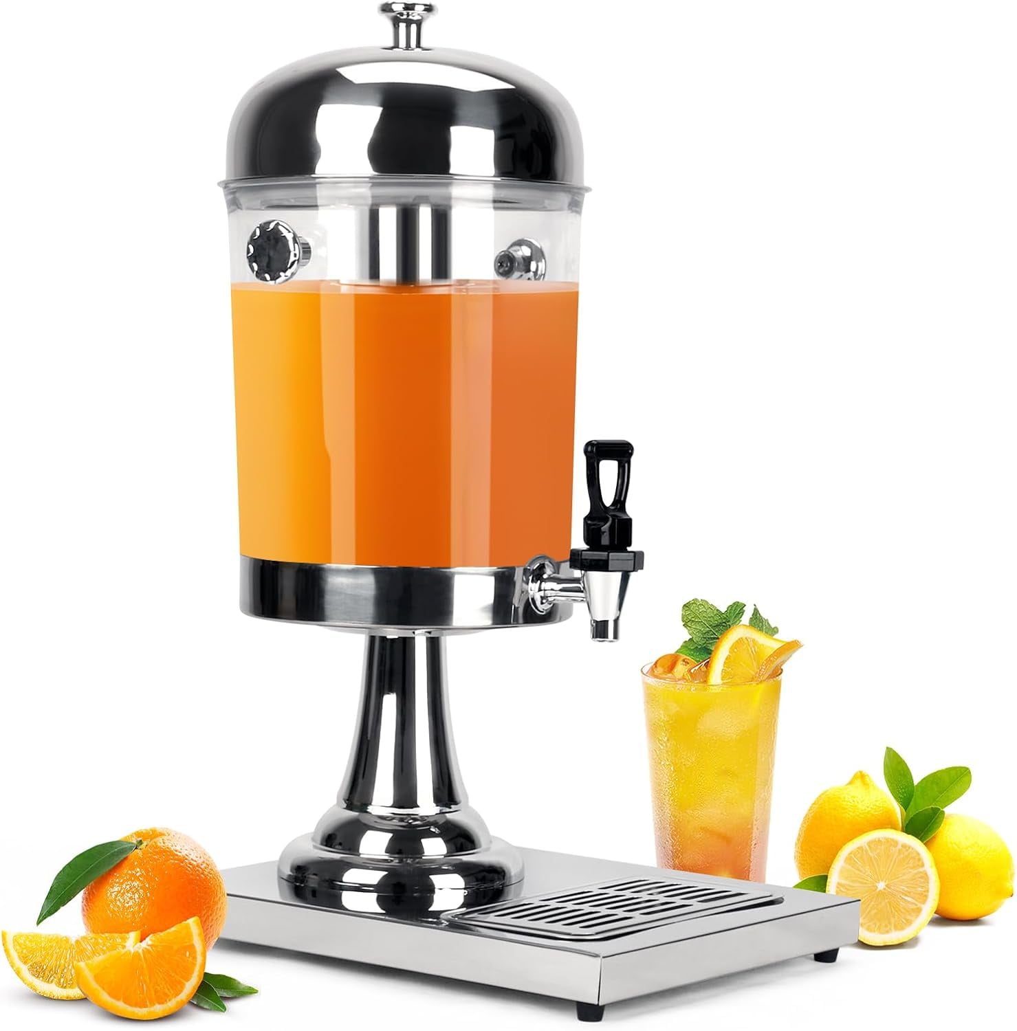 Drink Dispenser 2.2 Gallon Single Beverage Dispenser with Ice Core And ...