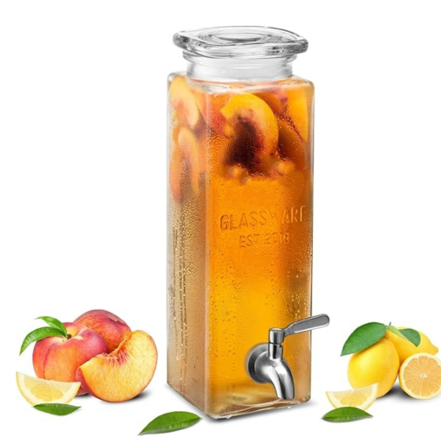 Drink Dispenser, Water Dispenser Countertop, Glass Drink Dispenser ...