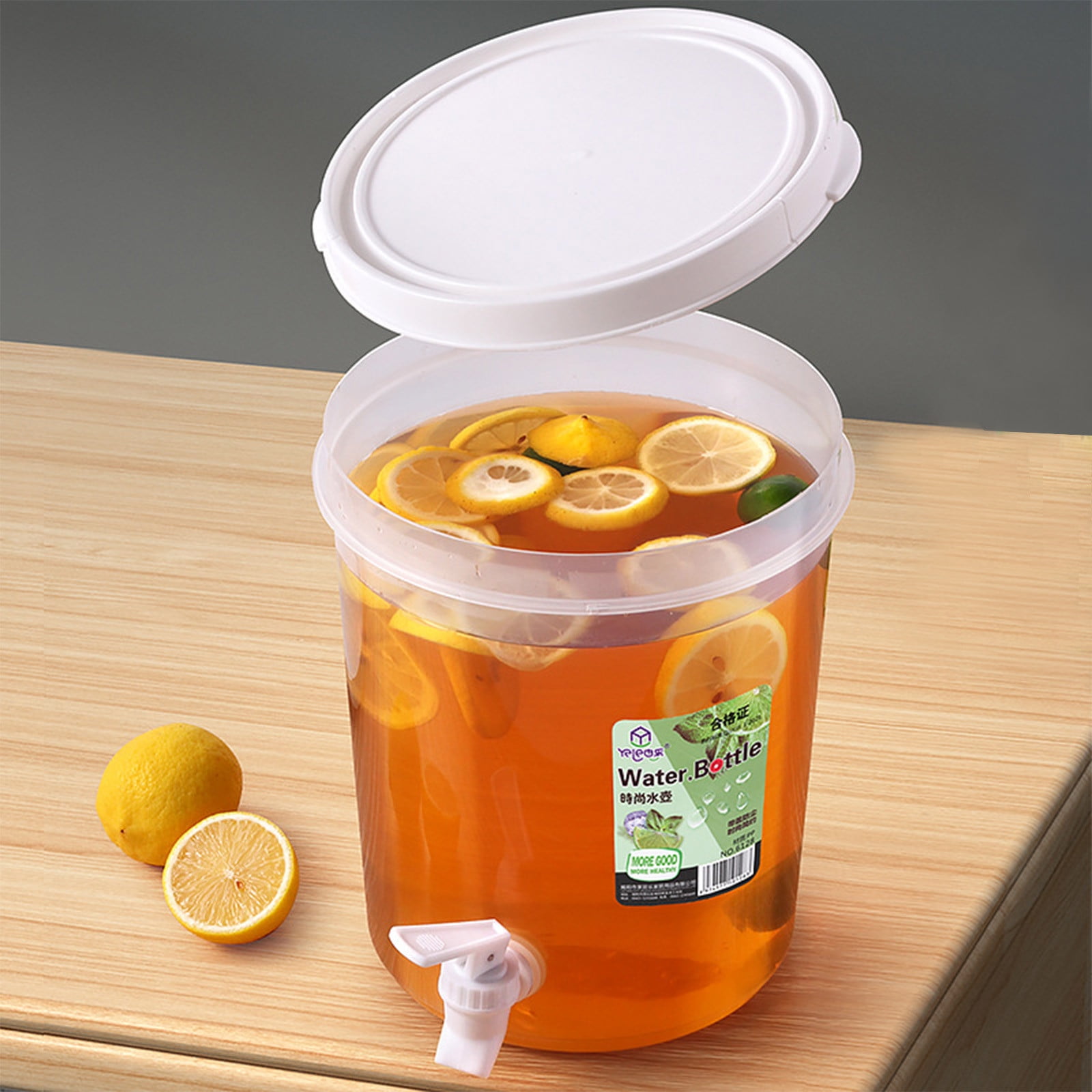 Drink Dispenser With Spigot - Drink Dispenser For Fridge, Transparent ...