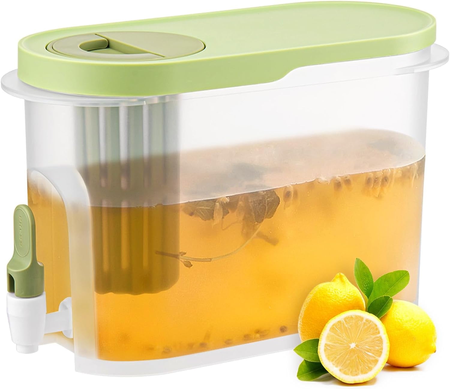 Drink Dispenser for Fridge, Beverage Liquid Drink Container for Party ...