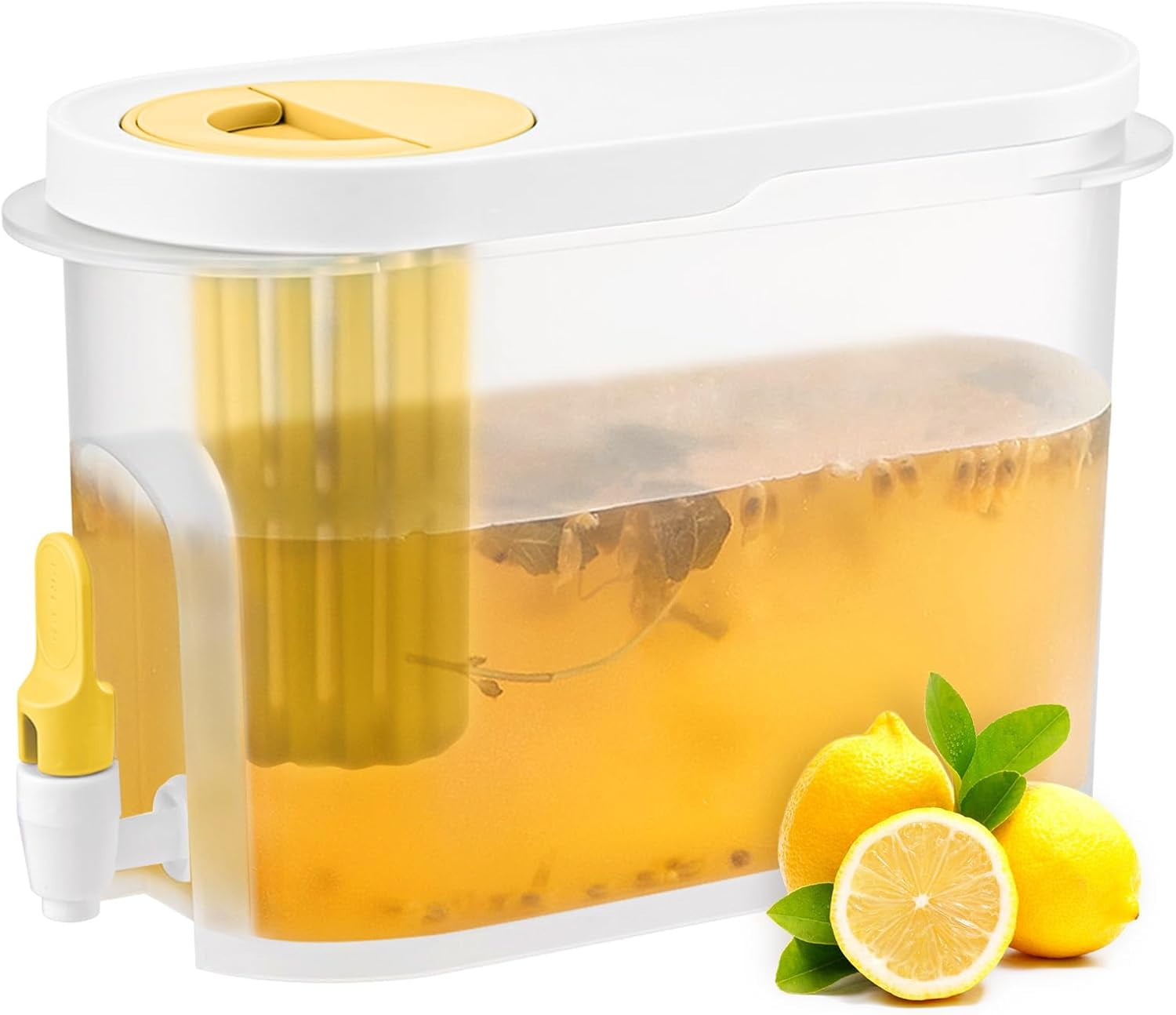 Drink Dispenser for Fridge, Beverage Liquid Drink Container for Party ...